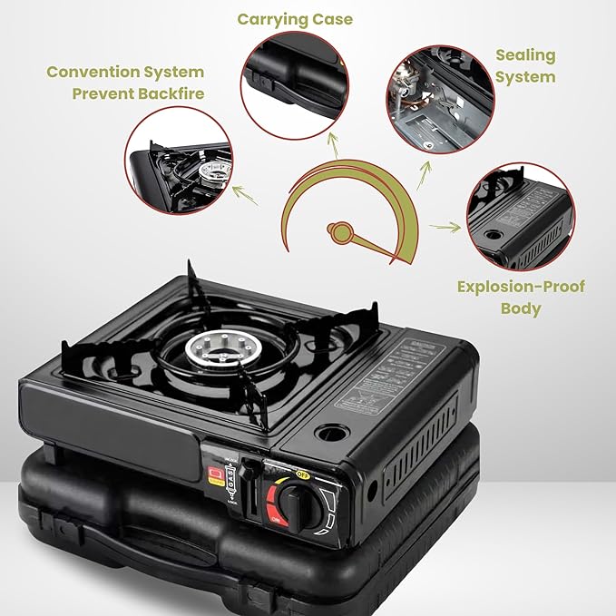 Bioexcel High-Performance Butane Camping Stove - Best Portable Camp ...