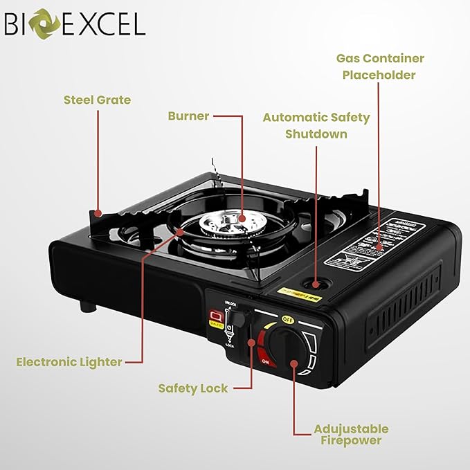 Bioexcel High-Performance Butane Camping Stove - Best Portable Camp ...